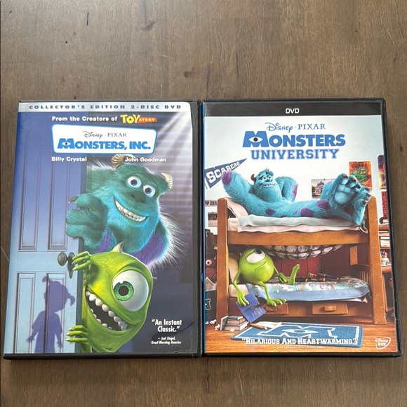 Disney | Media | Monsters Inc And Monsters University Dvd Set | Poshmark
